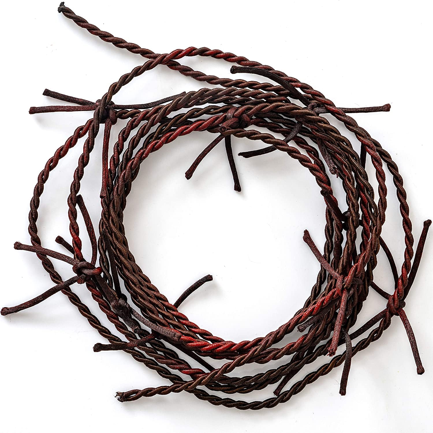 Skeleteen Barb Wire Garland Decorations - Rusty Barbed Wire Country ...