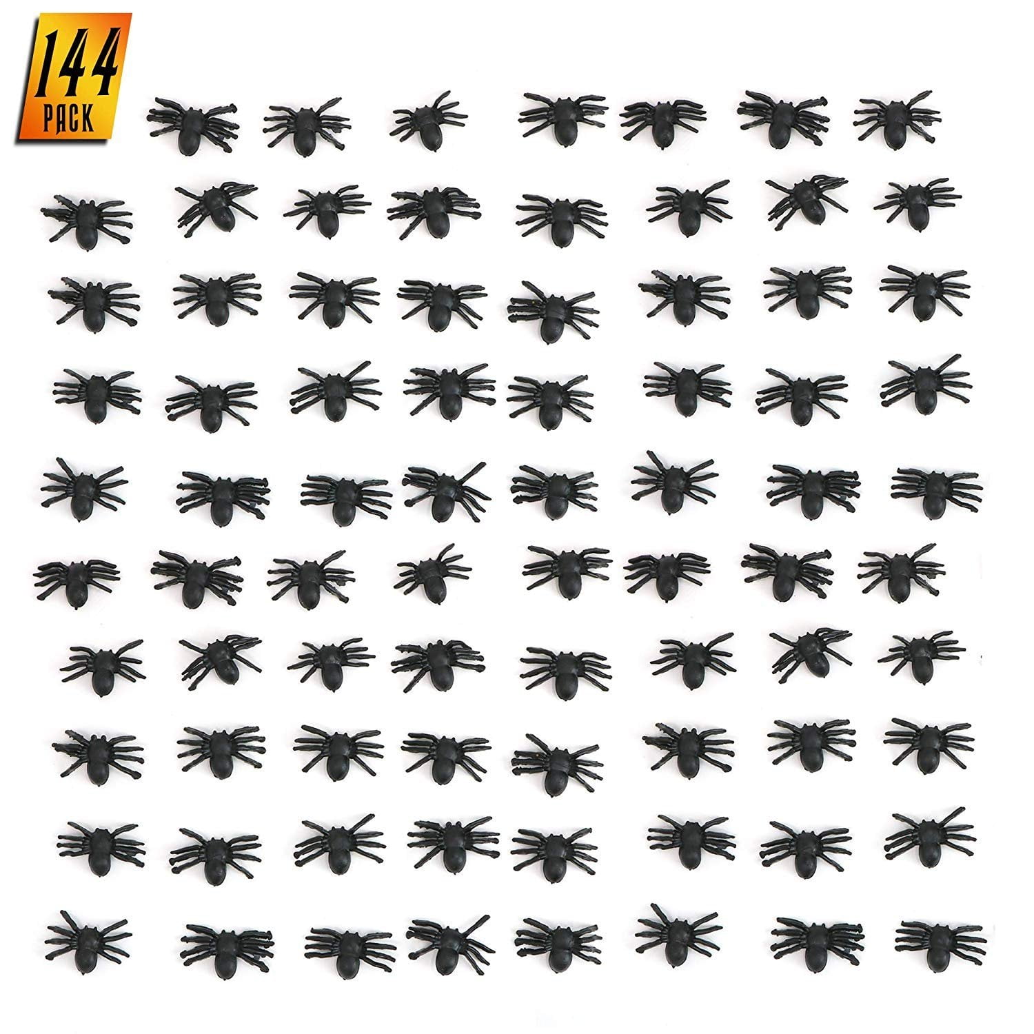 Skeleteen Realistic Spider Table Sprinkles - Fake Spiders for Halloween ...