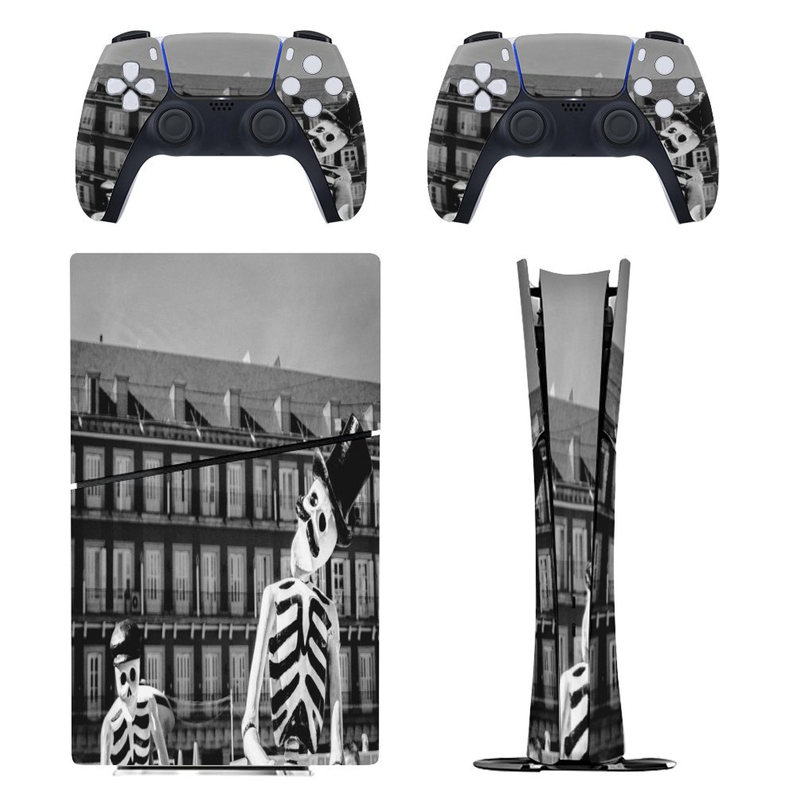 Skeleton And Architecture PS5/PS5 Slim Digital Disc Skin Sticker For ...