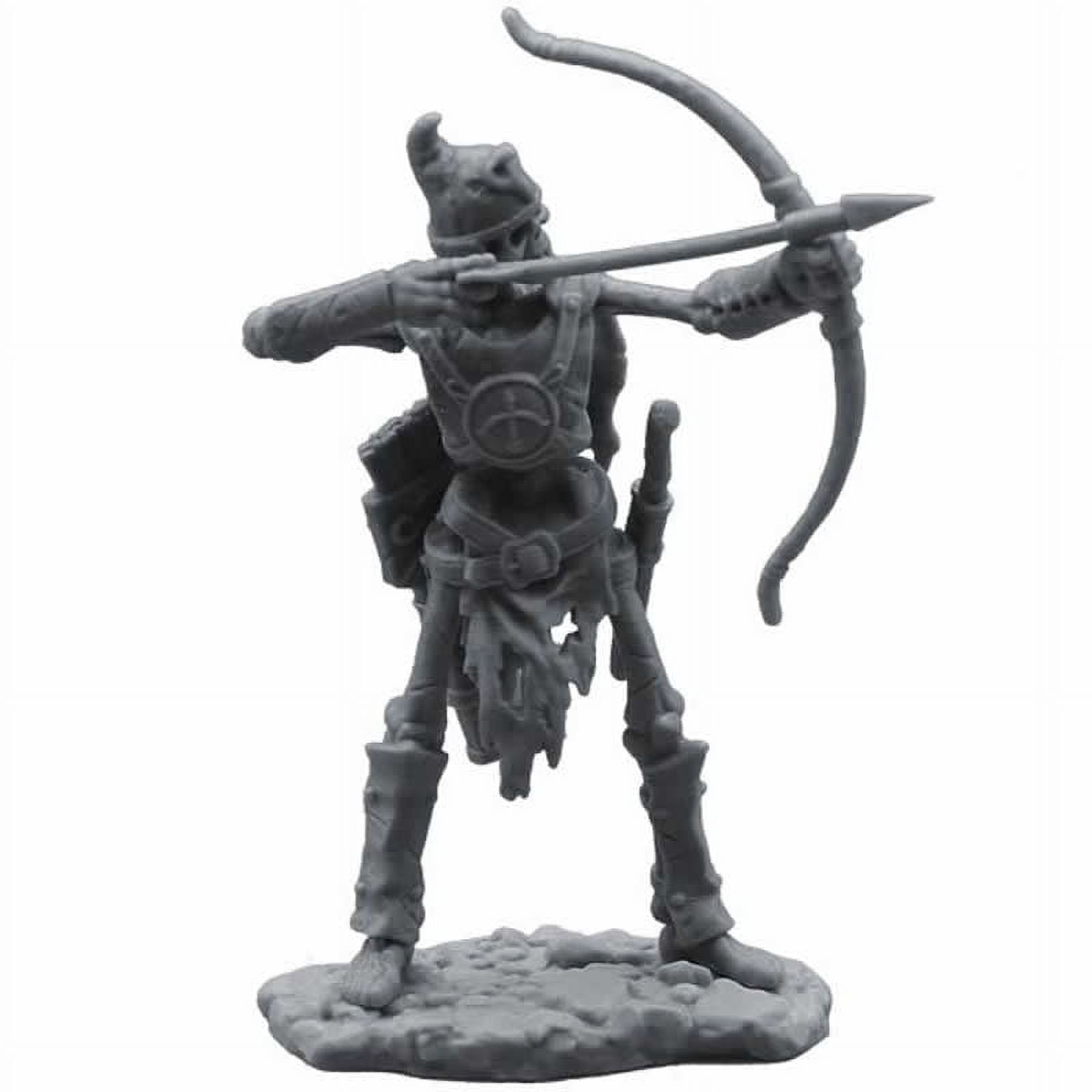 Skeleton Archer Figure Kit 28mm Heroic Scale Miniature Unpainted First ...