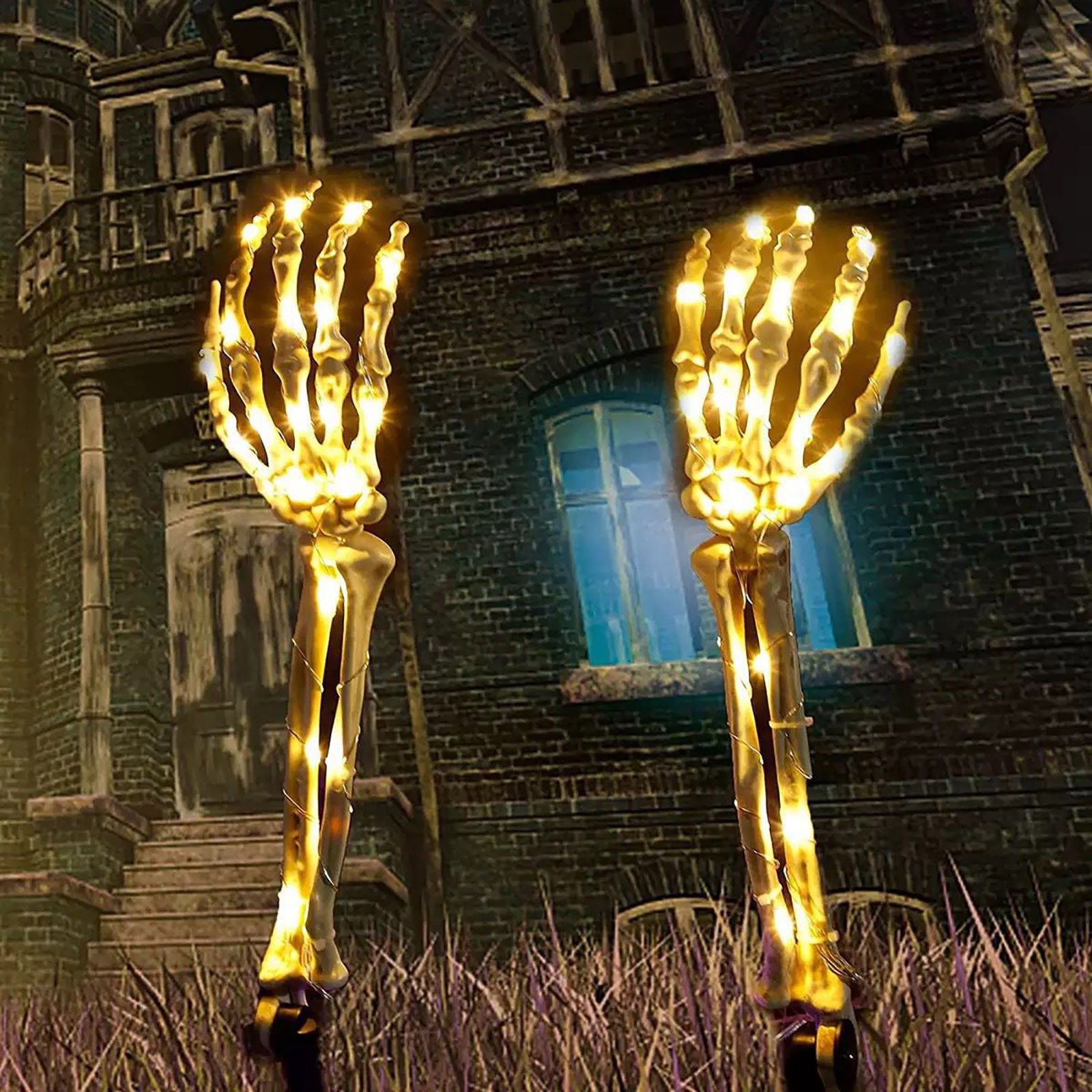 Skeleton Arms, Halloween Lighted Skeleton Arm Decorations, Skeleton ...