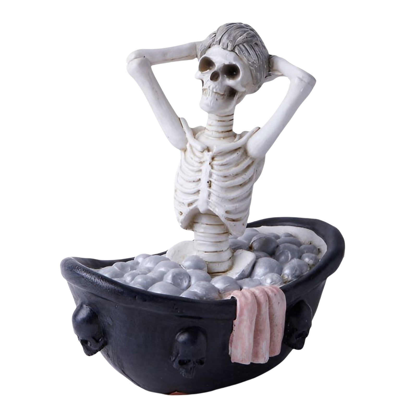 Skeleton in Bathtub Decoration,Halloween Skeleton in Bathtub Figurine ...