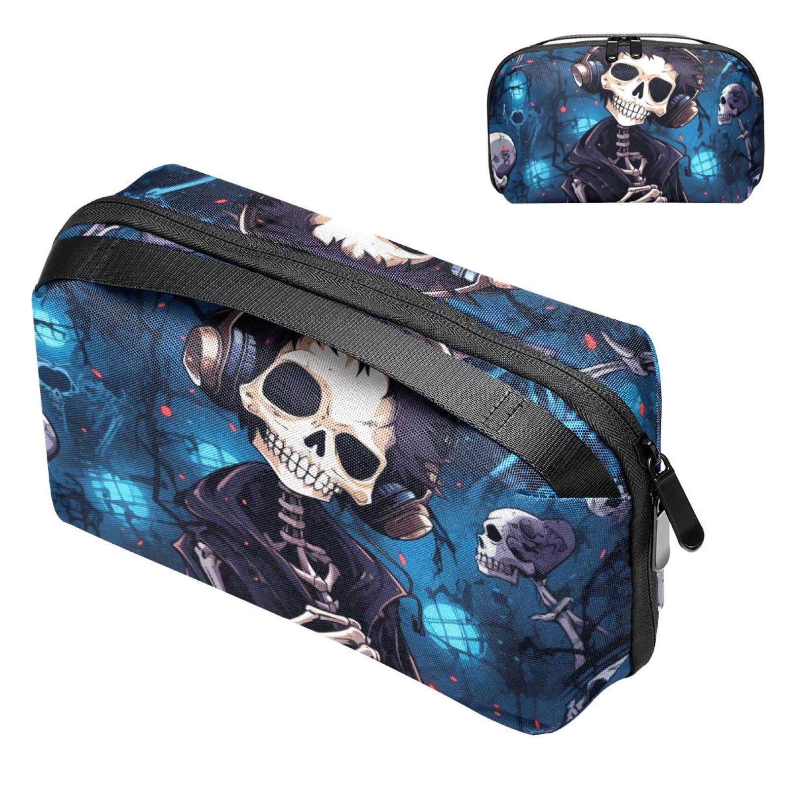 Skeleton Cable Organizer Waterproof Oxford Cloth Travel Case, PC Case ...