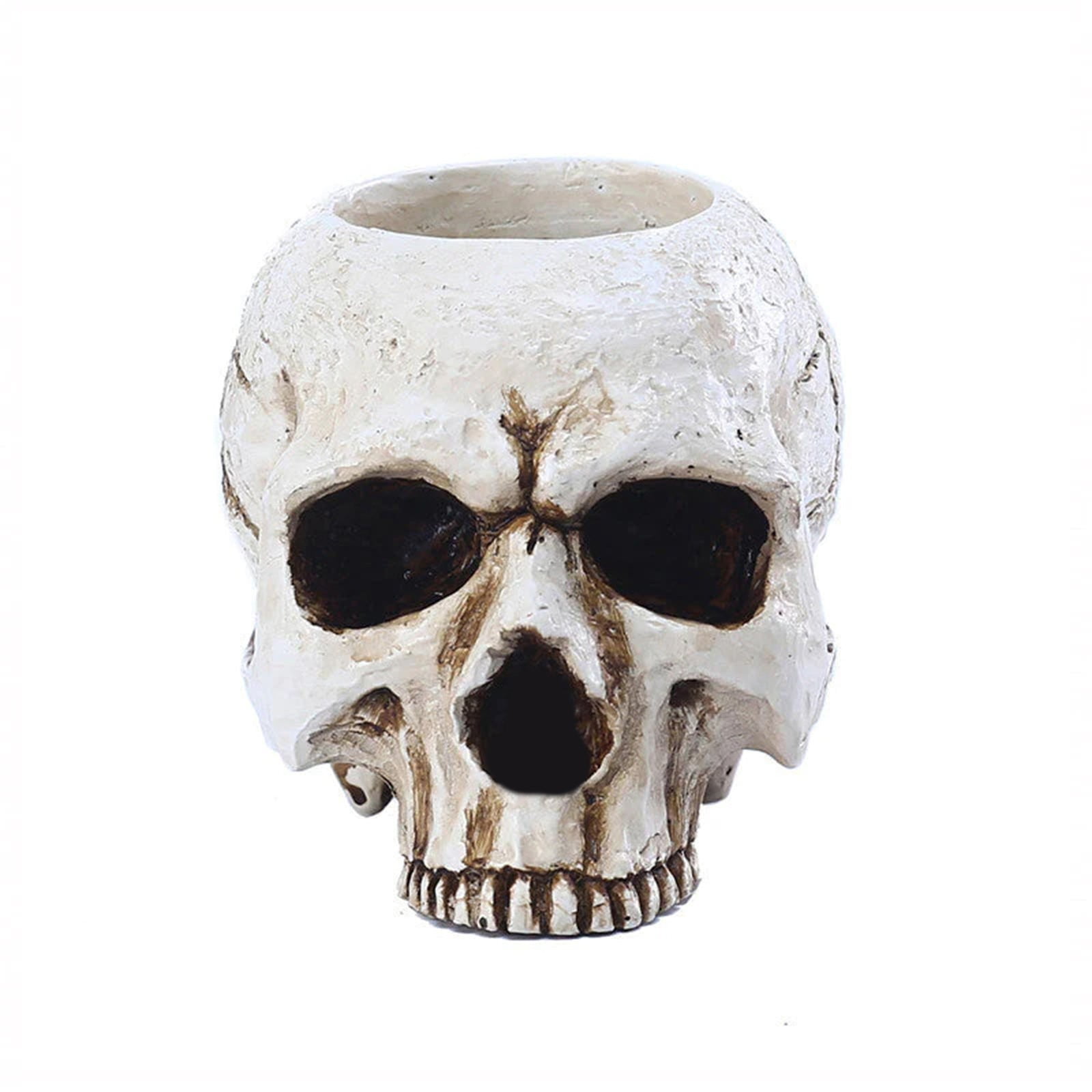 Skeleton Candlestick Holder Retro Tears Skulles Candle Holder Home ...