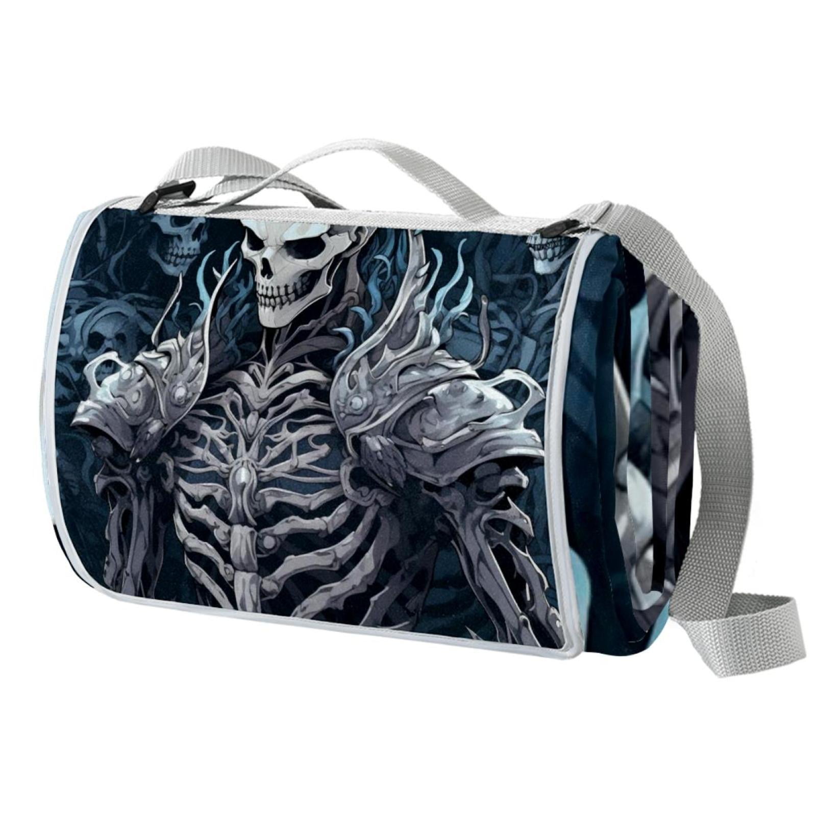 Skeleton Canvas Picnic Blanket Waterproof Outdoor Extra Large for ...