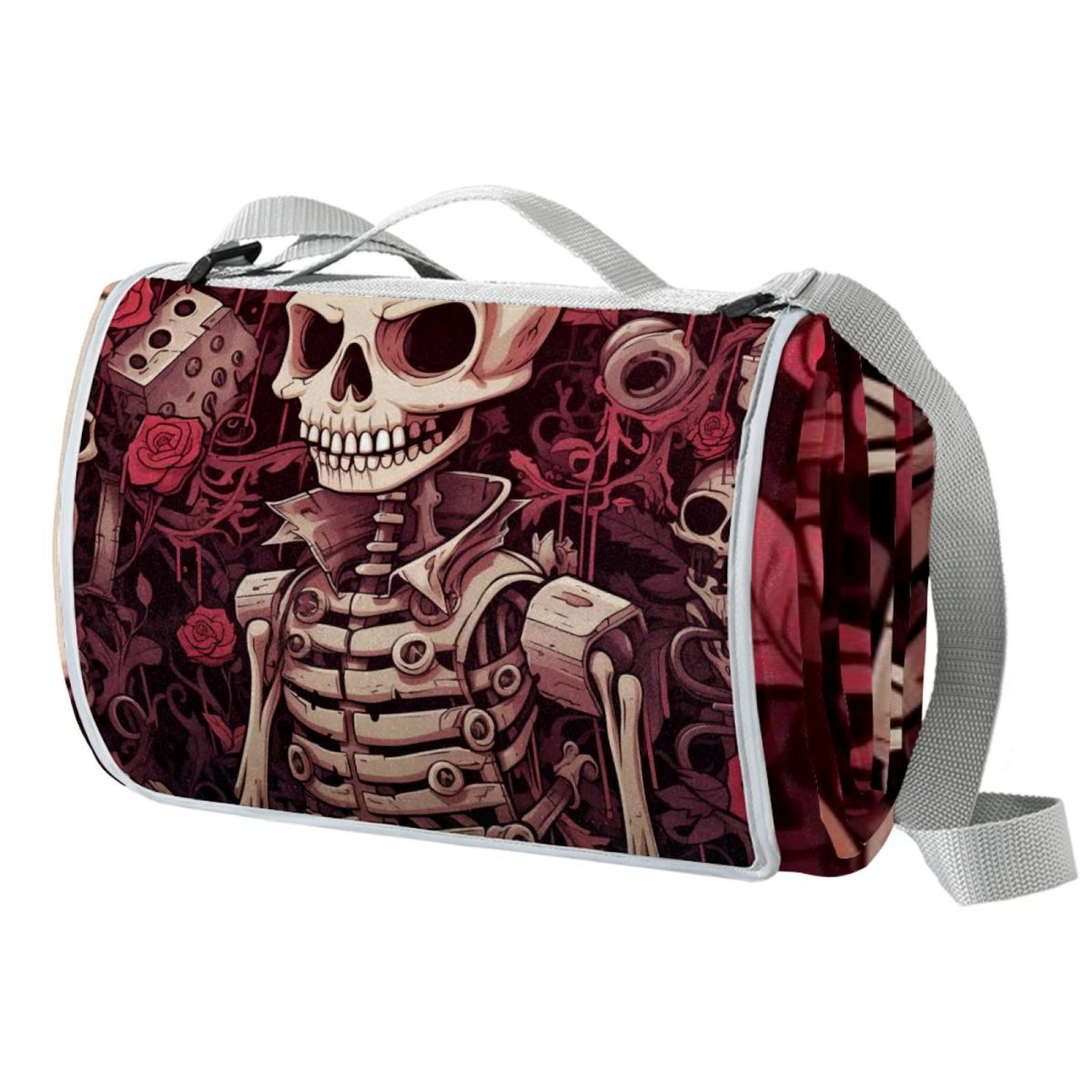 Skeleton Canvas Picnic Mat Waterproof and Foldable for Outdoor ...