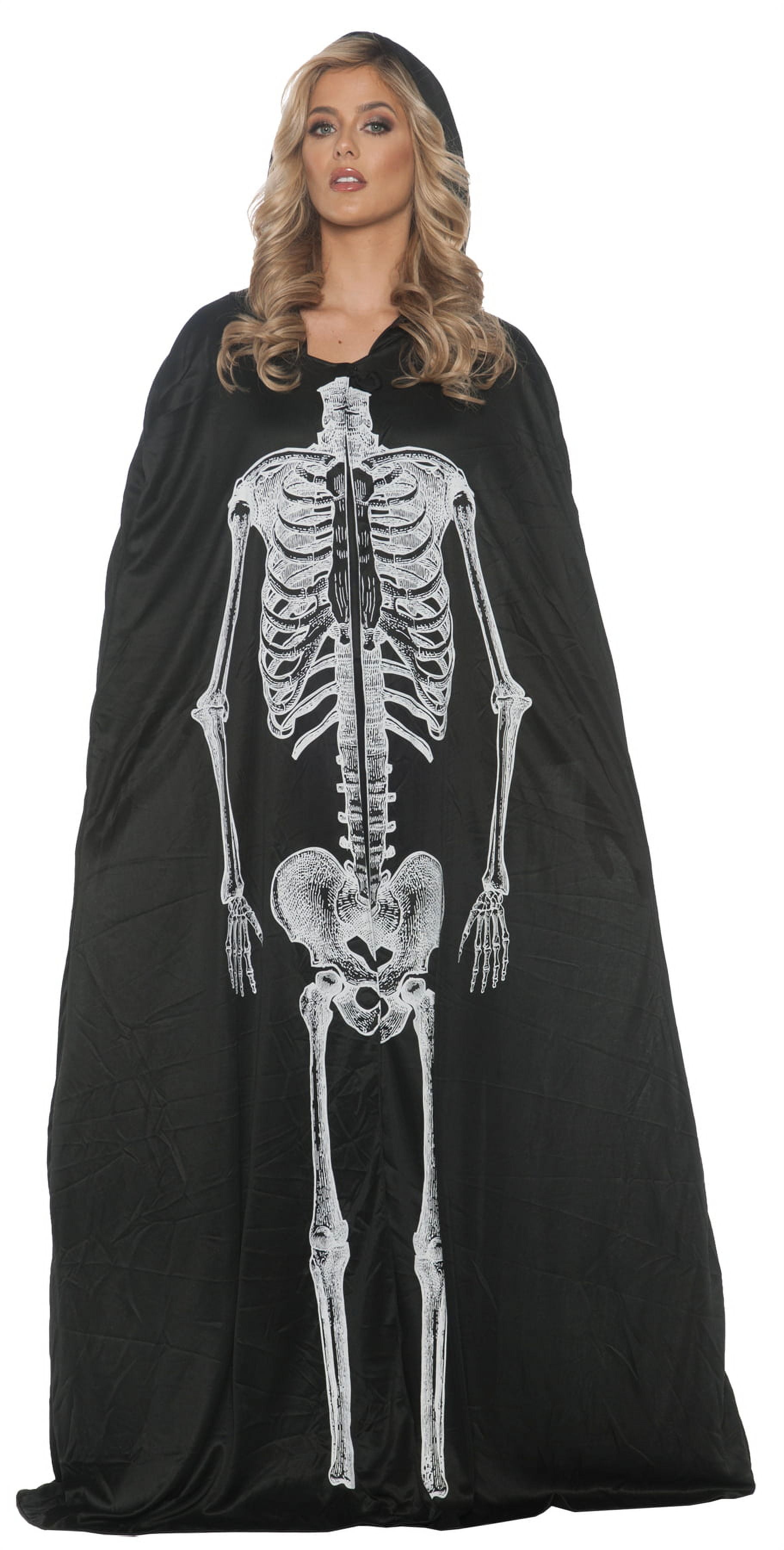 Skeleton Cape Adult Halloween Accessory - Walmart.com