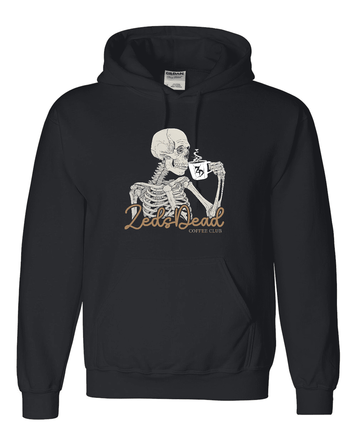 Skeleton Coffee Club Retro Meme Graphic Funny Fan Inspired Hoodie Shirt ...