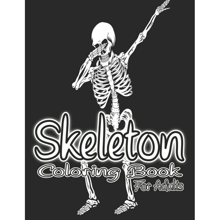 Human Skeleton Coloring Page