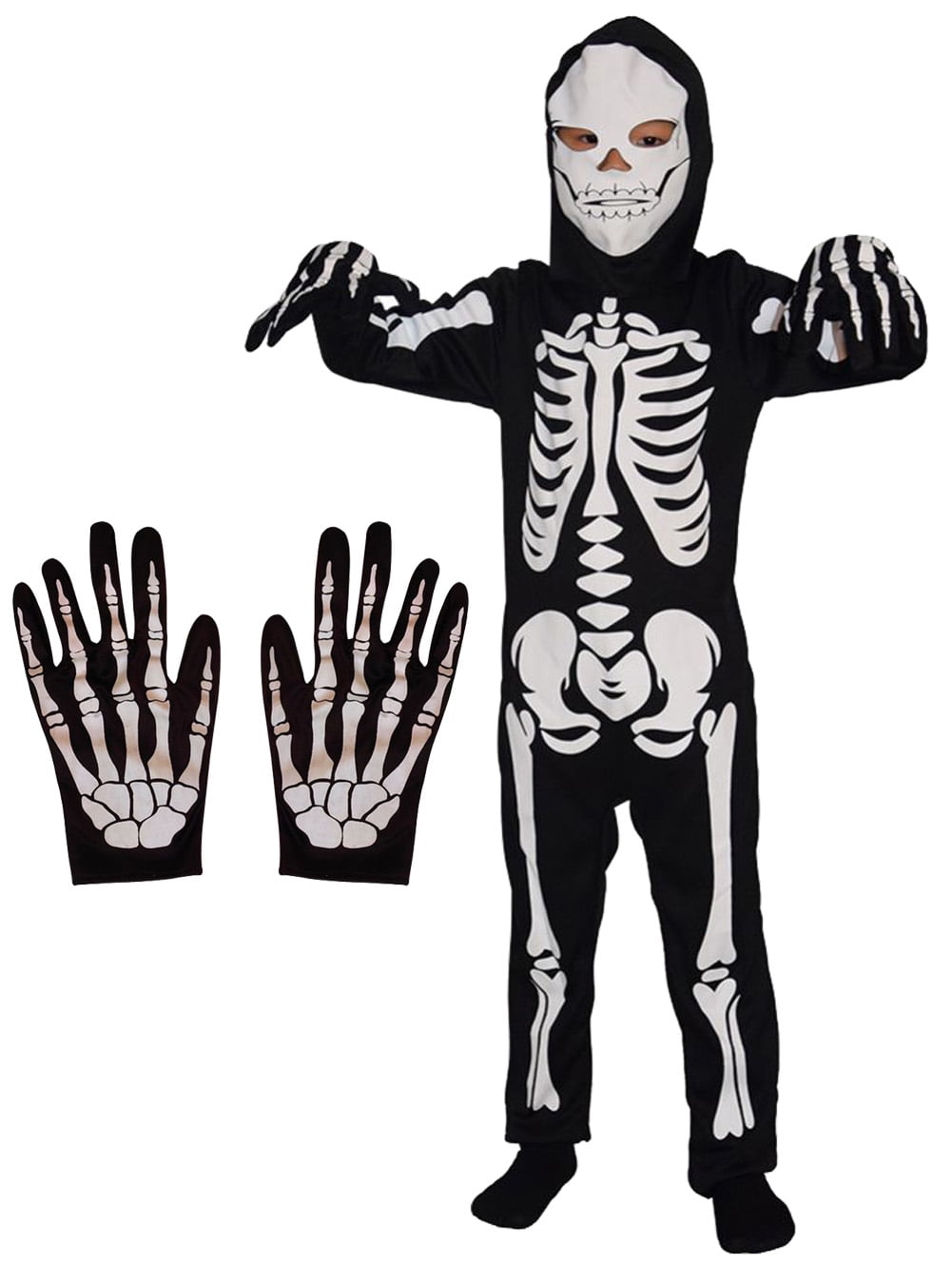 Skeleton Costume for Kids Toddler Teen,Halloween Skeleton Costume for ...