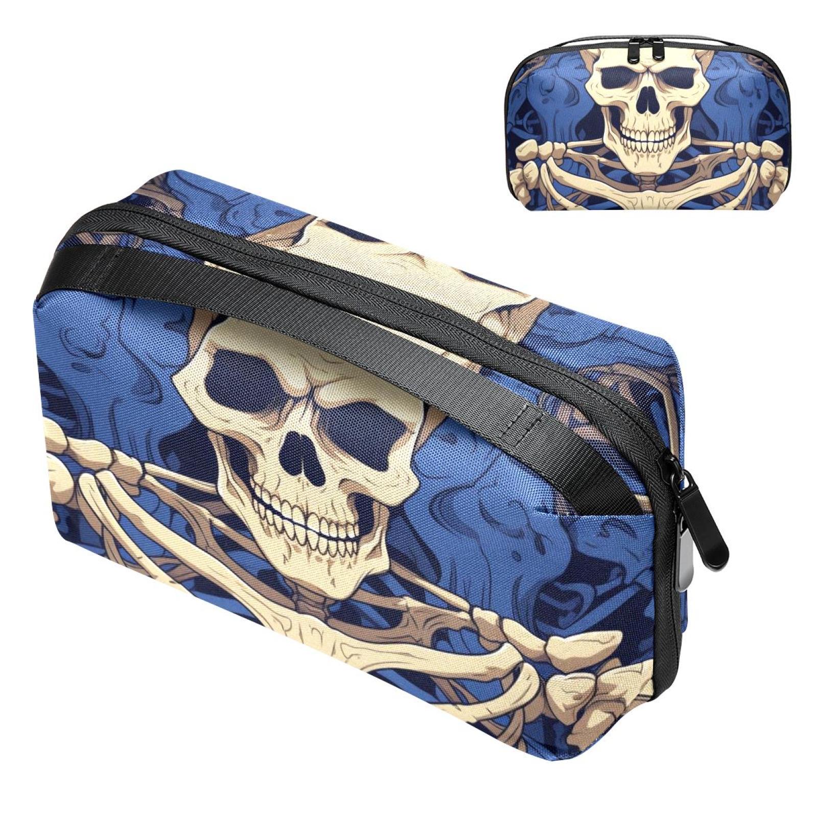 Skeleton Digital Pouch Oxford Cloth Waterproof Storage Pouch Cord ...