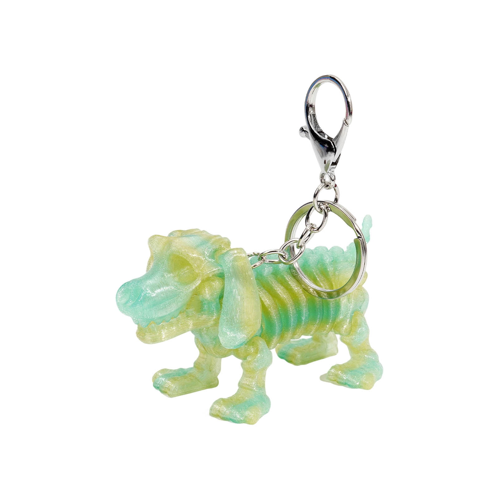 Skeleton Dog Keychain, Removable Jointed Pendant for Backpacks Keys ...