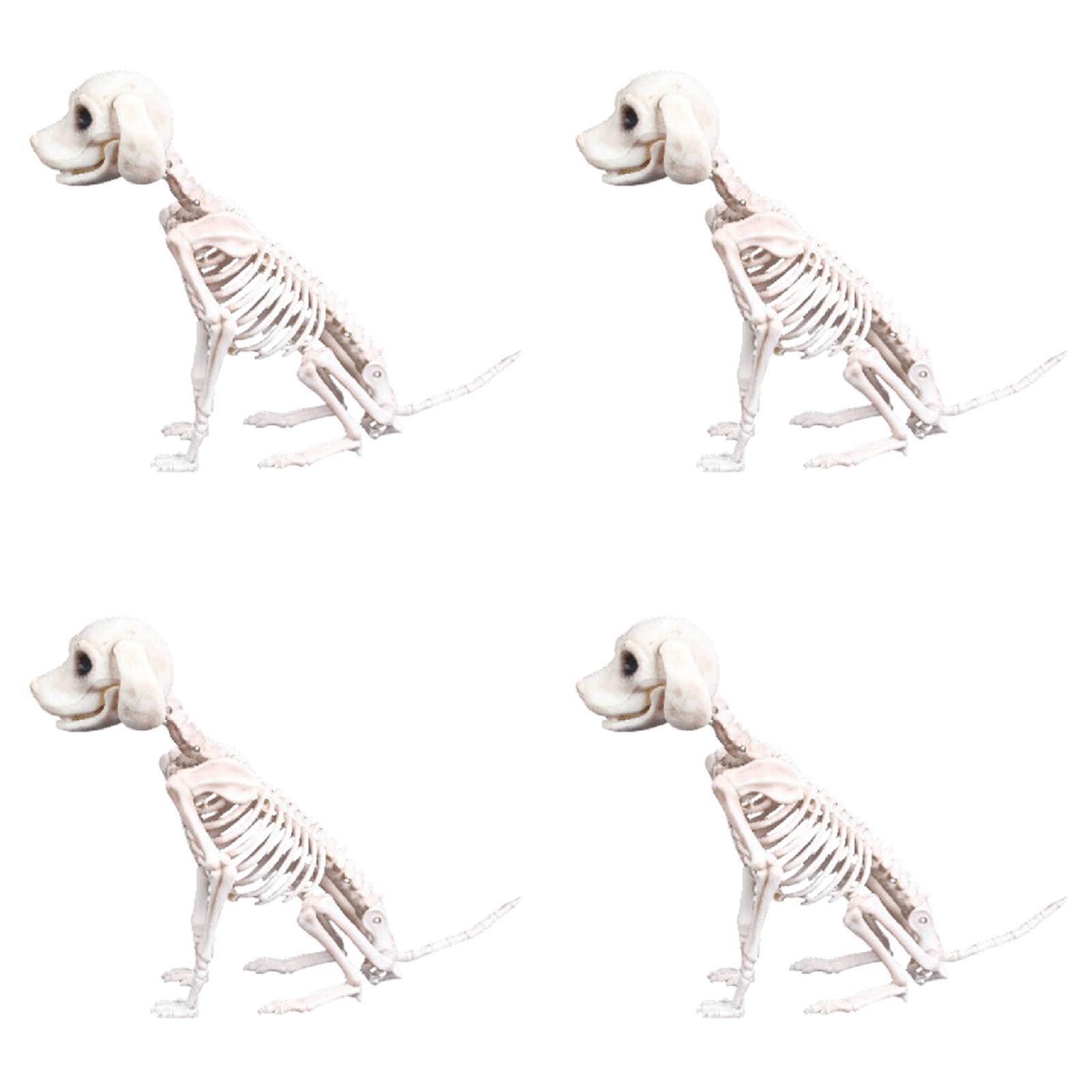 Skeleton Dog Prop Animal Bones Party Shop Decoration Keyboard Poppet ...