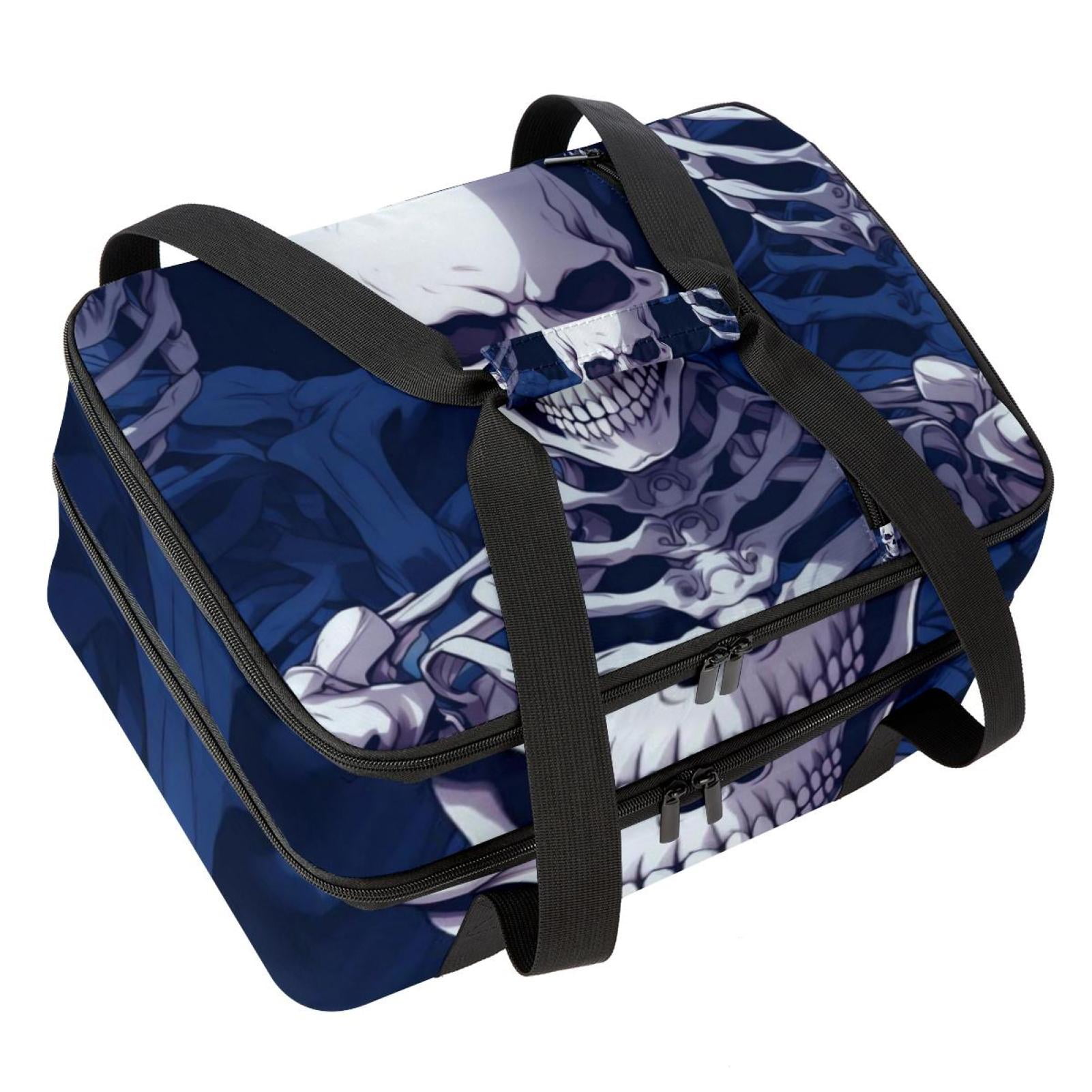 Skeleton Double Layered Insulated Refrigerated Lunch Bag with Two ...