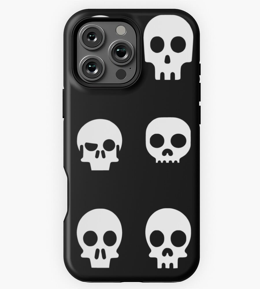Skeleton Emoji GA14462 Phone Case for iPhone 11 to 17 Pro Max - Walmart.com
