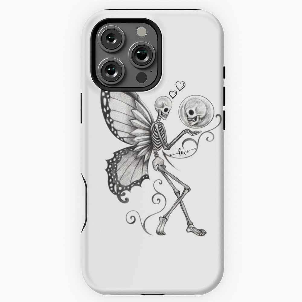 Skeleton Fairy Grunge Fairycore Aesthetic Gothic Cottagecore Phone Case ...