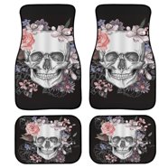 Rubber Queen 70543 Carpeted 4 Piece Mat With Vinyl Heel Pad Beige ...