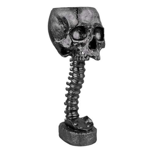 Skeleton Flower Pot, Innovative Skull Planter Spine Stand Set Hand ...