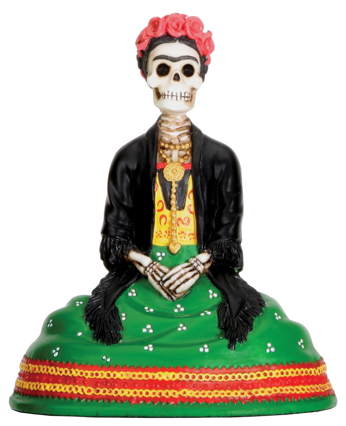 Skeleton Frida Kahlo Mexican Painter Day of the Dead Dia de Los Muertos ...