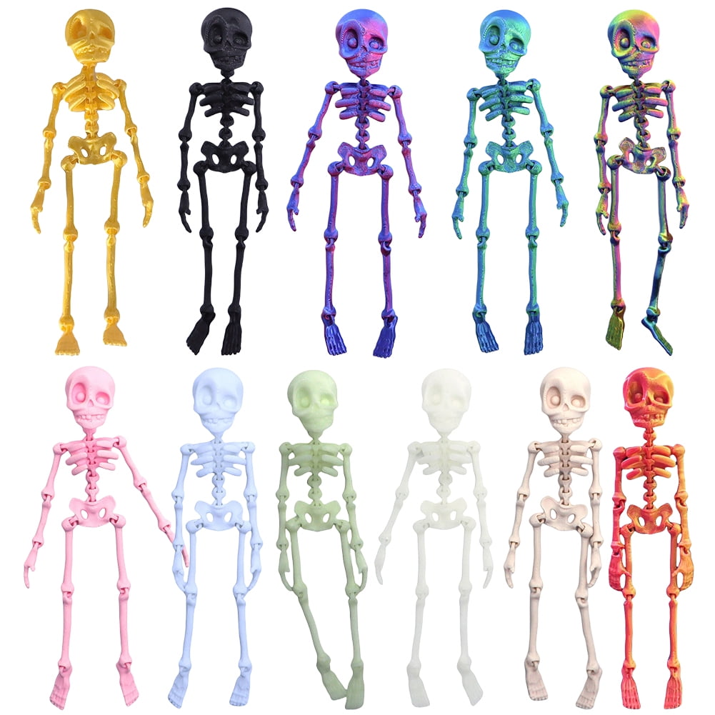 Skeleton Fridge Magnet,Posable Fridge Magnets,Mini Articulated Fridge ...