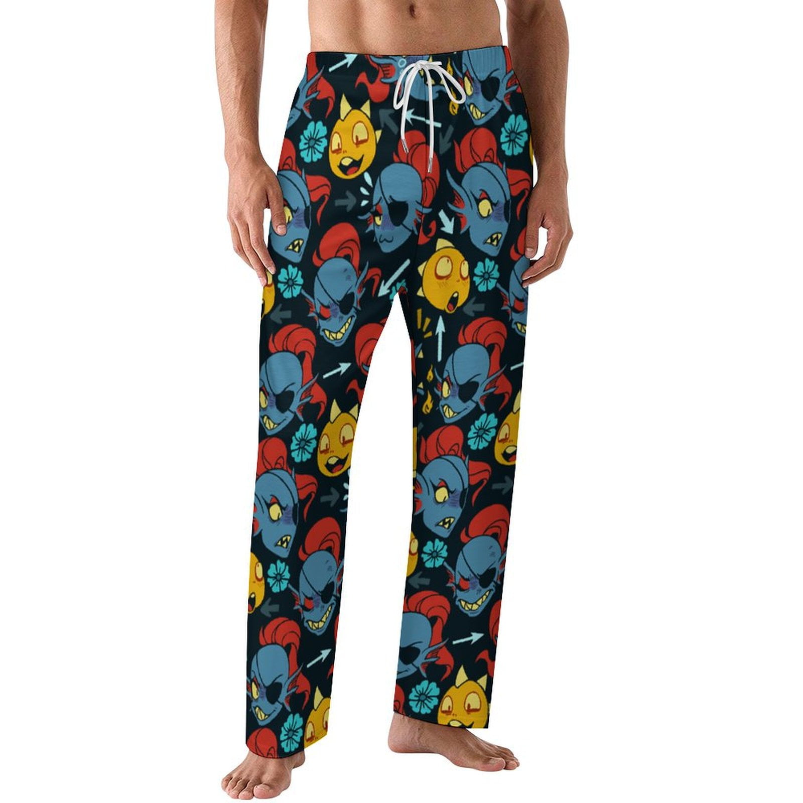 Skeleton Game Undertale Mens Pajama Pants Cozy Soft Lounge Sleep ...