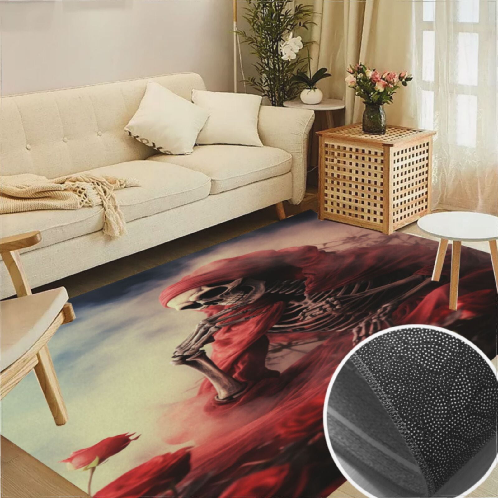 Skeleton Halloween, Snake Wrapped Around Skeleton, Red Rose Smoke And ...