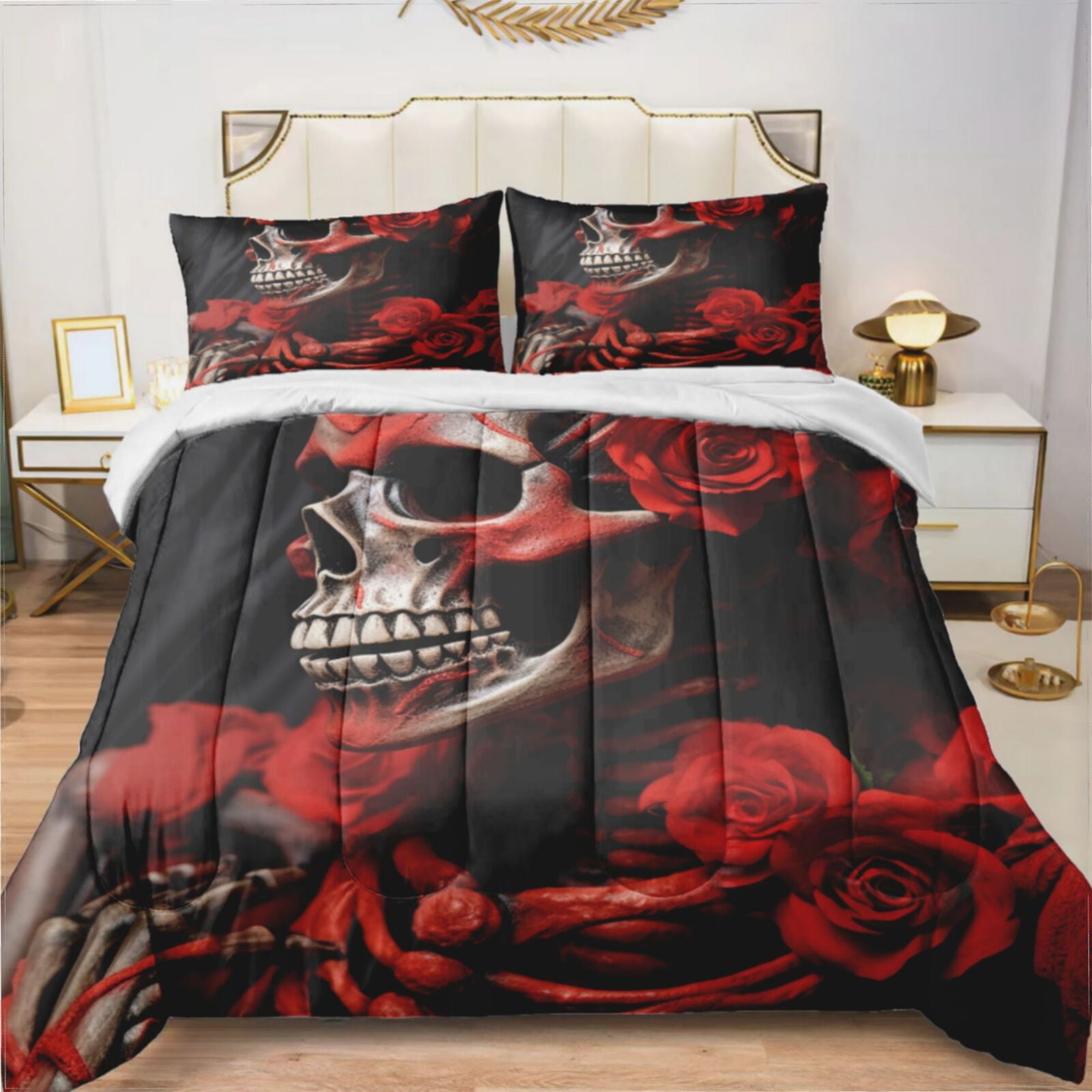 Skeleton Halloween, Wrapped Around Skeleton, Red Rose Smoked Mist ...