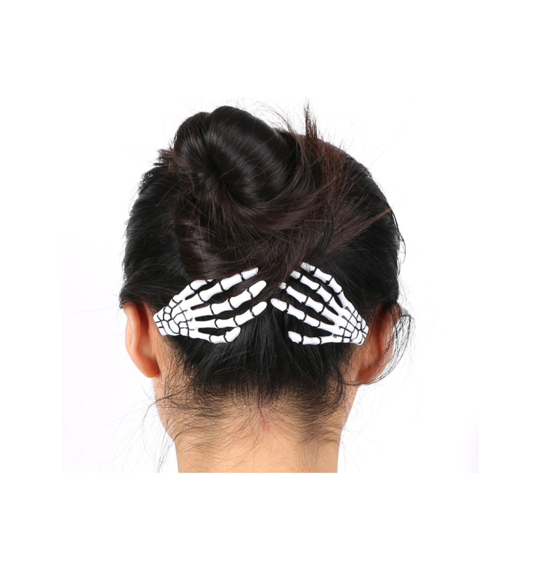 Skeleton Hands Hair Clips Set Of 2 - Walmart.com