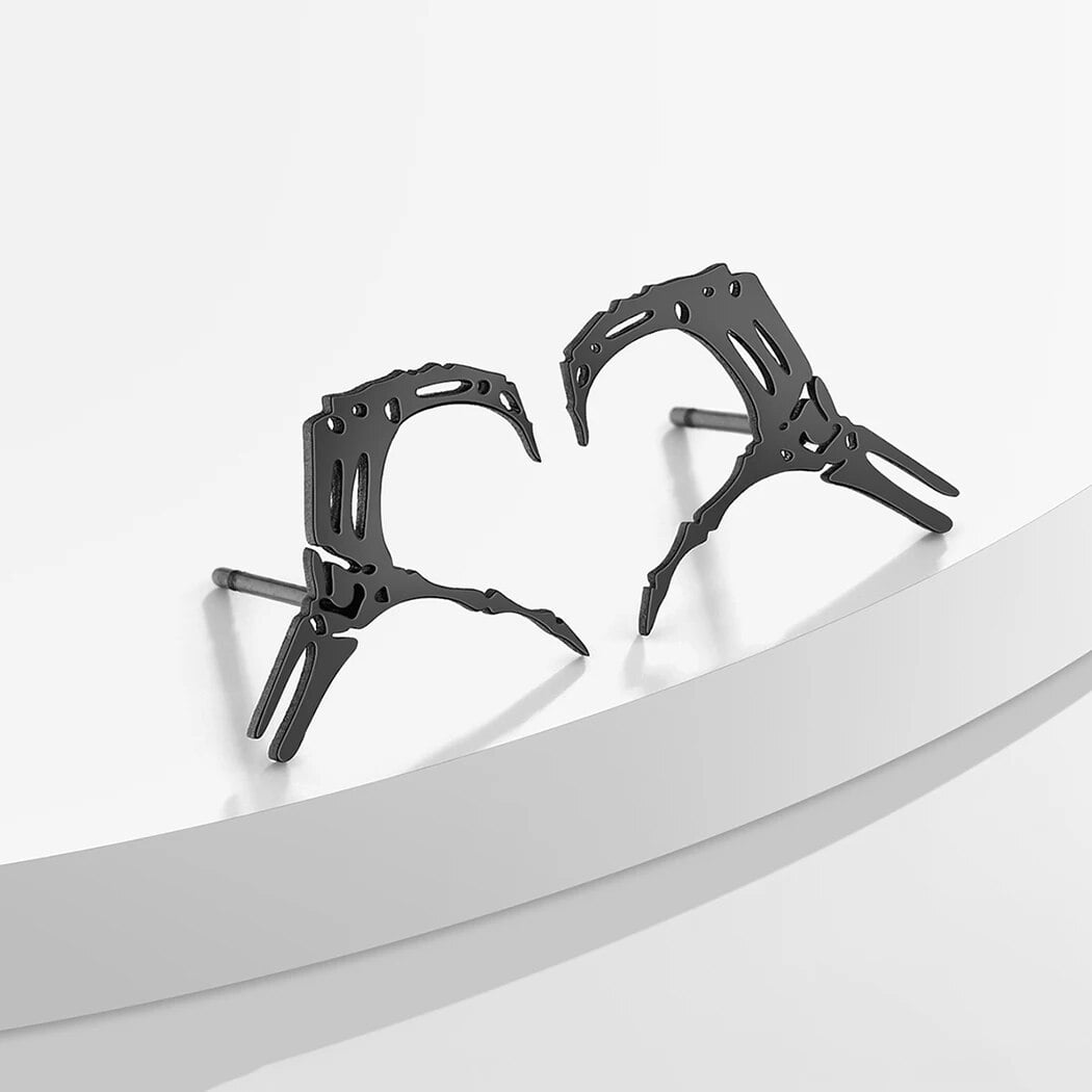Skeleton Hands Svg Bundle Earrings Stainless Steel Middle Finger Svg ...