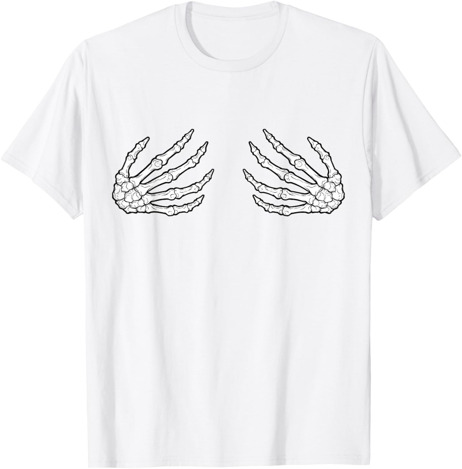 Skeleton Hands Women - Spooky Halloween - Rock Band tees T-Shirt ...