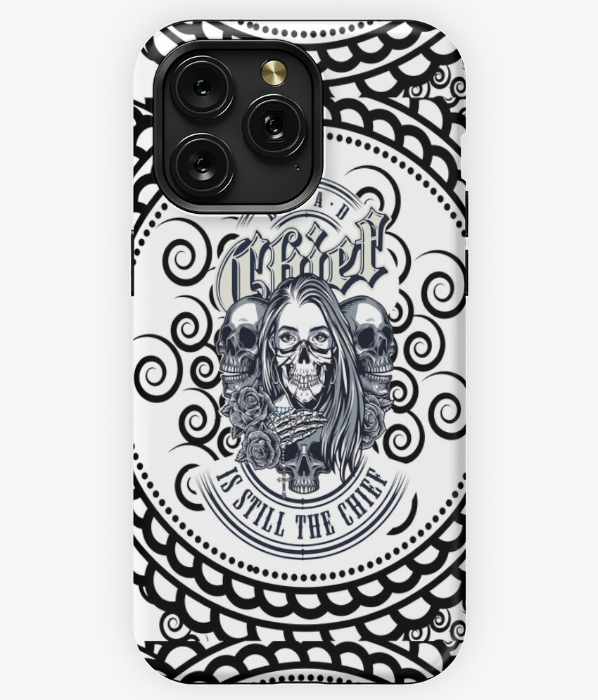 Skeleton Head Tattoo Ideas Chief Skeleton Head Graphic A7988 Phone Case ...