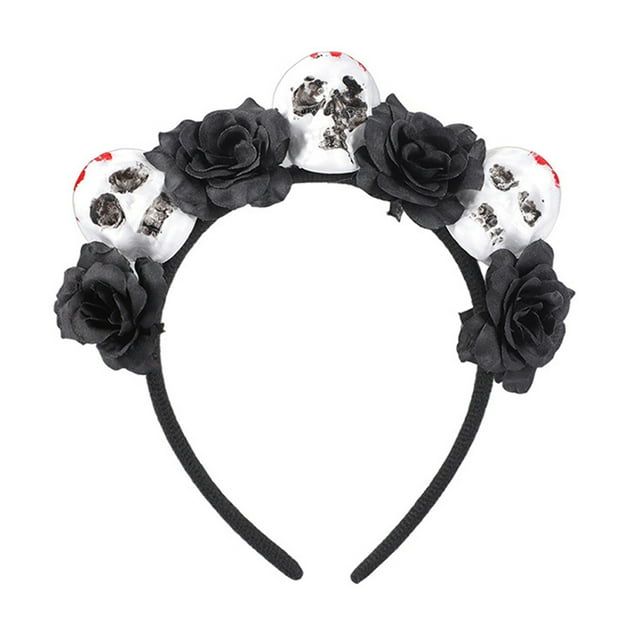 Skeleton Headpiece For Themed Parties, Adjustable Elastic Hairband ...