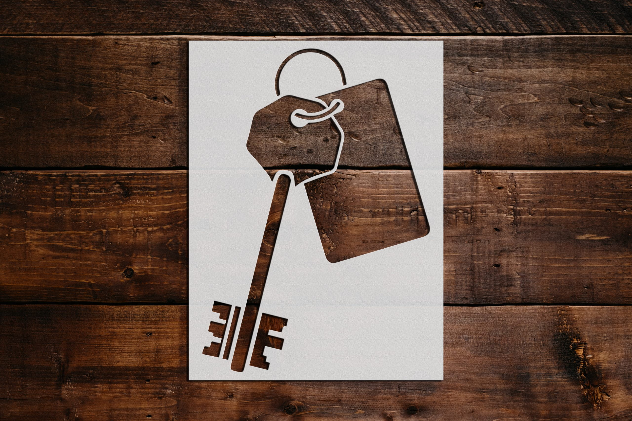 Skeleton Key Stencil - Art and Wall Stencil (18"x12") - Walmart.com
