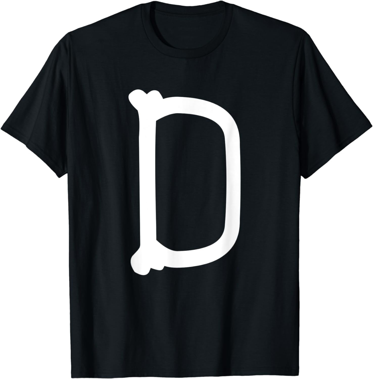 Skeleton Letter D Upper Case Alphabet Matching Halloween T-Shirt ...