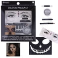 Expressions Glitter Skeleton Makeup Kit with Rhinestone Eye Jewels ...