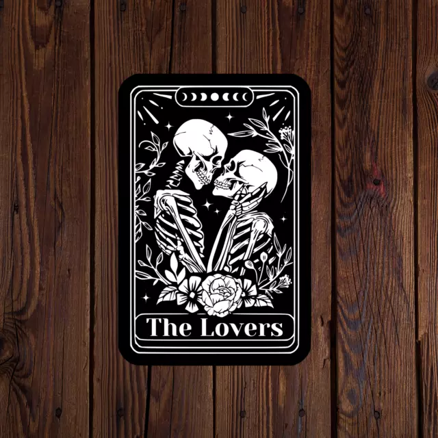 Skeleton Marriage Tarot Card Sticker Anniversary Gift Love Lovers ...