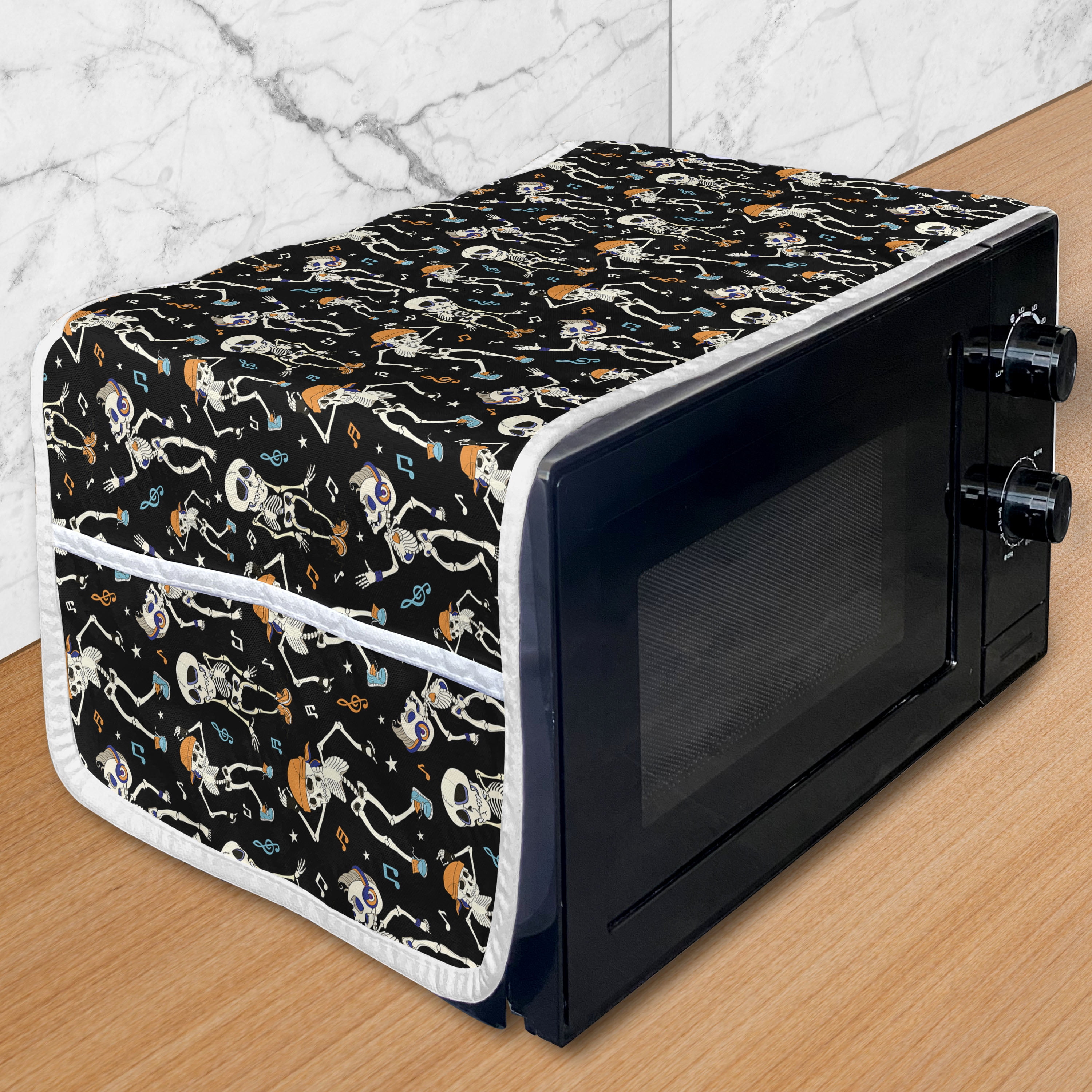 Skeleton Microwave Oven Cover, Humorous Dancing Halloween Party Musical ...