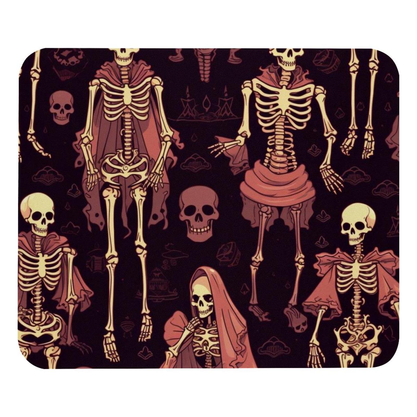 Skeleton Mouse Pad, Cloth with Rubberized Base - Walmart.com