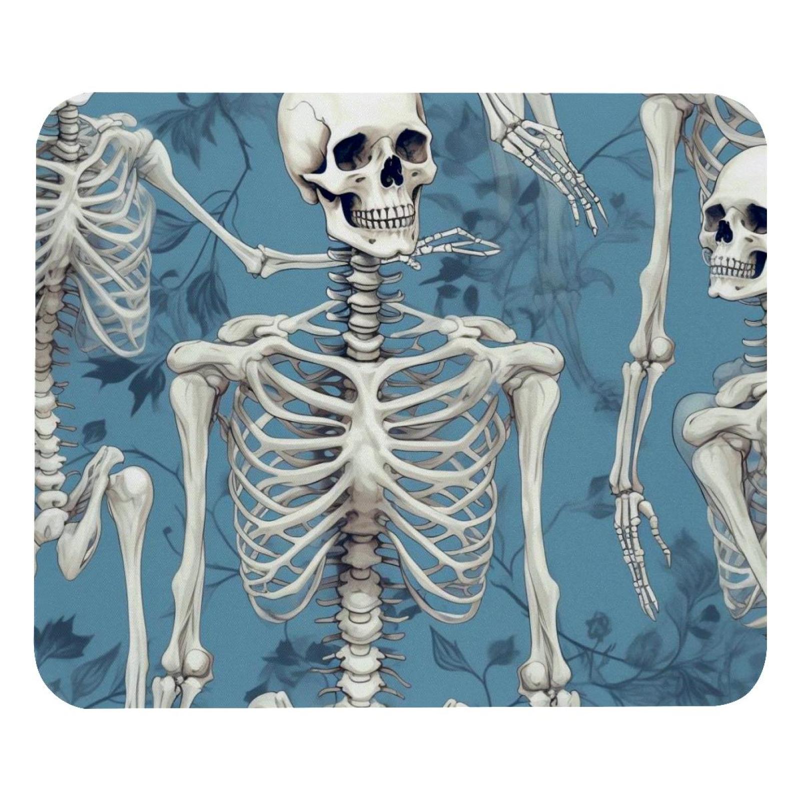 Skeleton Mouse Pad for Laptop Wireless Mouse Home Office Travel ...