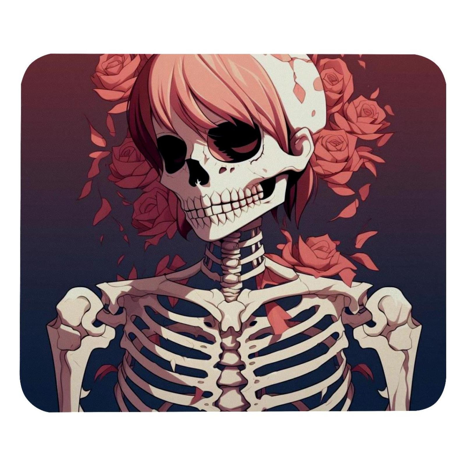 Skeleton Mouse Pad for Wireless Mouse Home Office Desk Laptop with ...