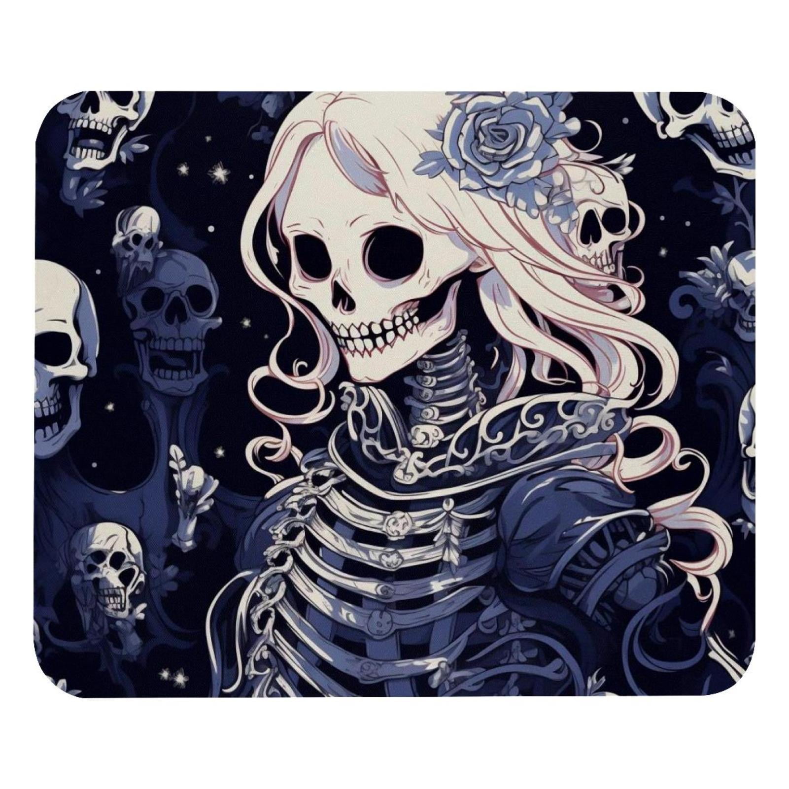 Skeleton Mouse Pad for Wireless Mouse Home Office Desk Laptop with ...