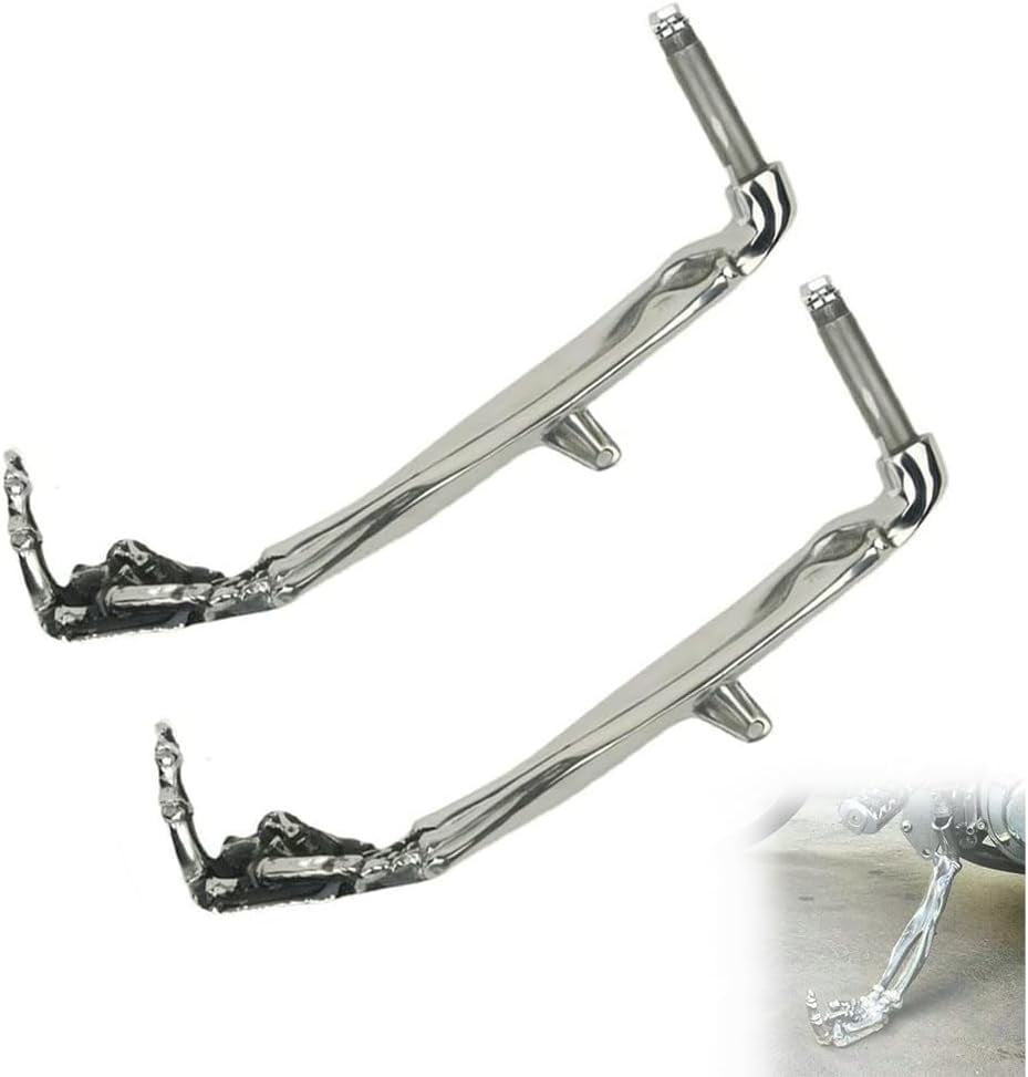 Skeleton Paw with Middle Finger Motorcycle Kickstands,Cool Non Slip ...