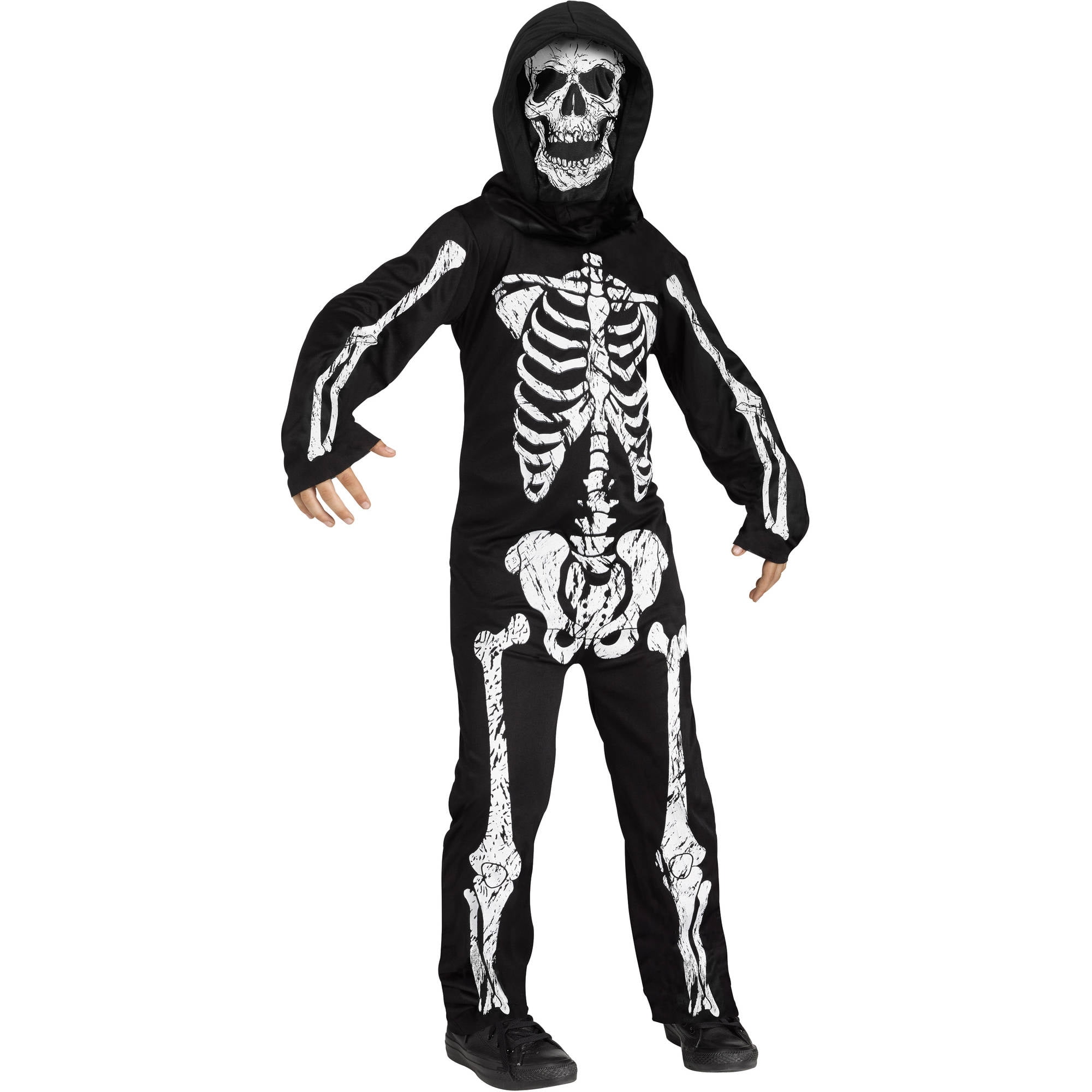 Skeleton Phantom White Child Halloween Costume - Walmart.com