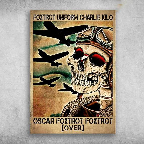 Skeleton Pilot, Aircraft - Foxtrot Uniform Charle Kilo, Oscar Foxtrot ...