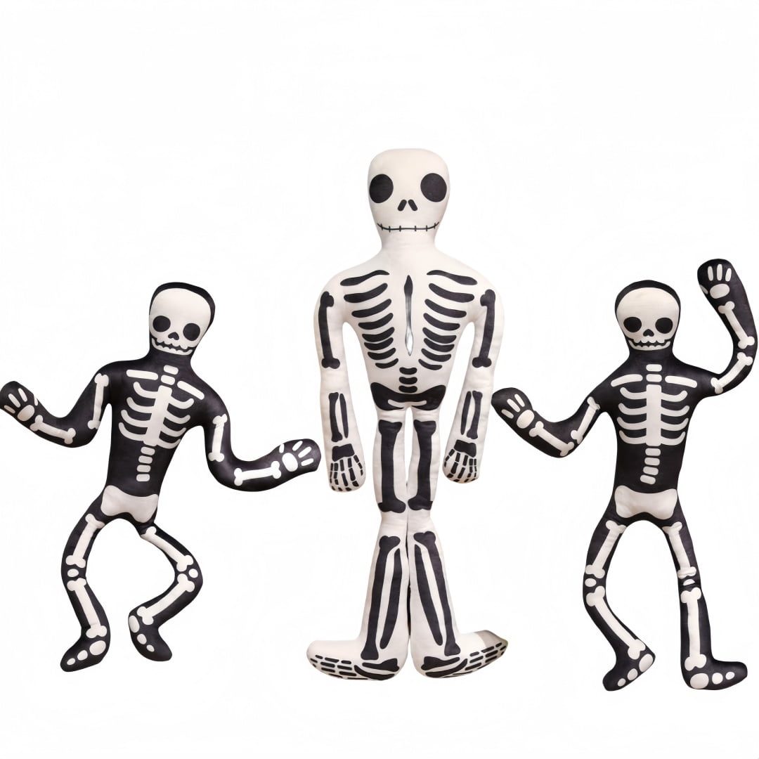 Skeleton Plush Toy-15.7" Skull Plushies Prank Skeleton Stuffed Animal ...