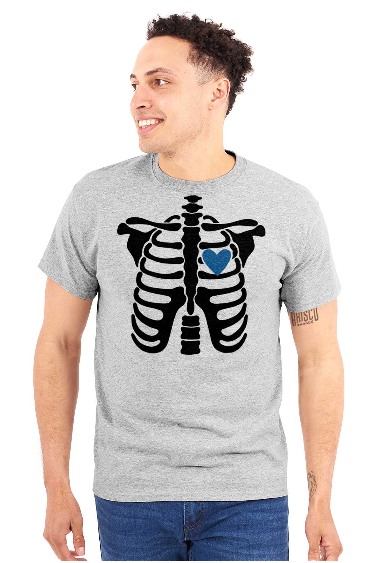 Skeleton Rib Cage Cute Set His Hers Men's Big & Tall Crewneck Graphic ...