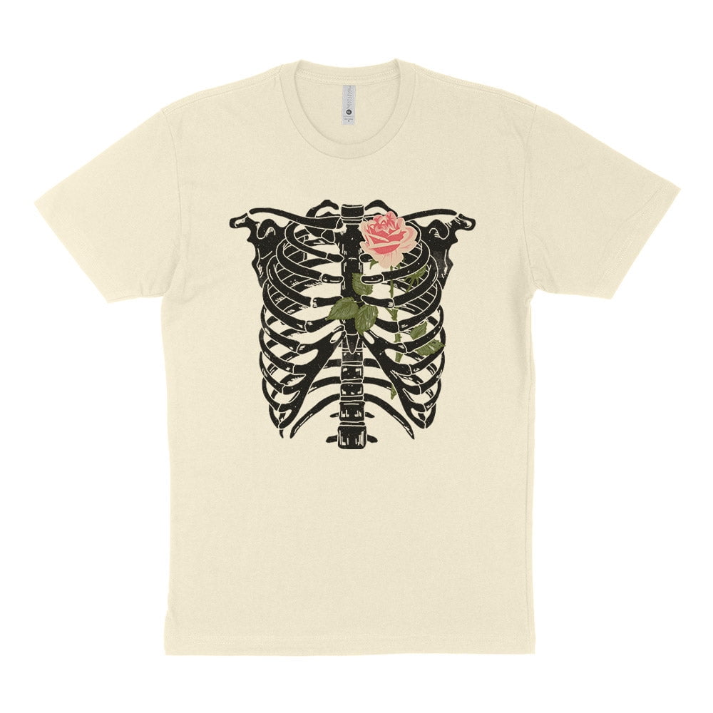 Skeleton Rib Cage Shirt Unisex Large Natural - Walmart.com