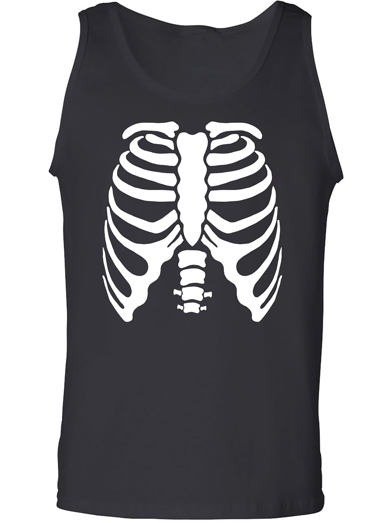 Skeleton Ribs Adult Tank Top - Walmart.com