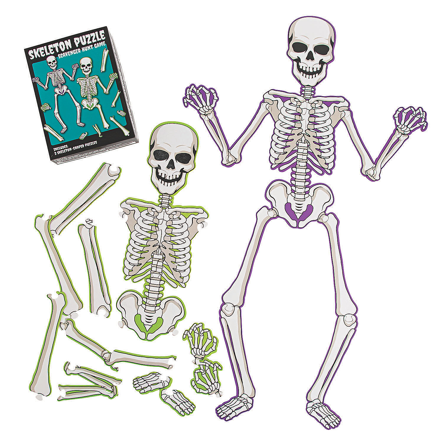 Skeleton Scavenger Hunt Game - Toys - 1 Piece - Walmart.com