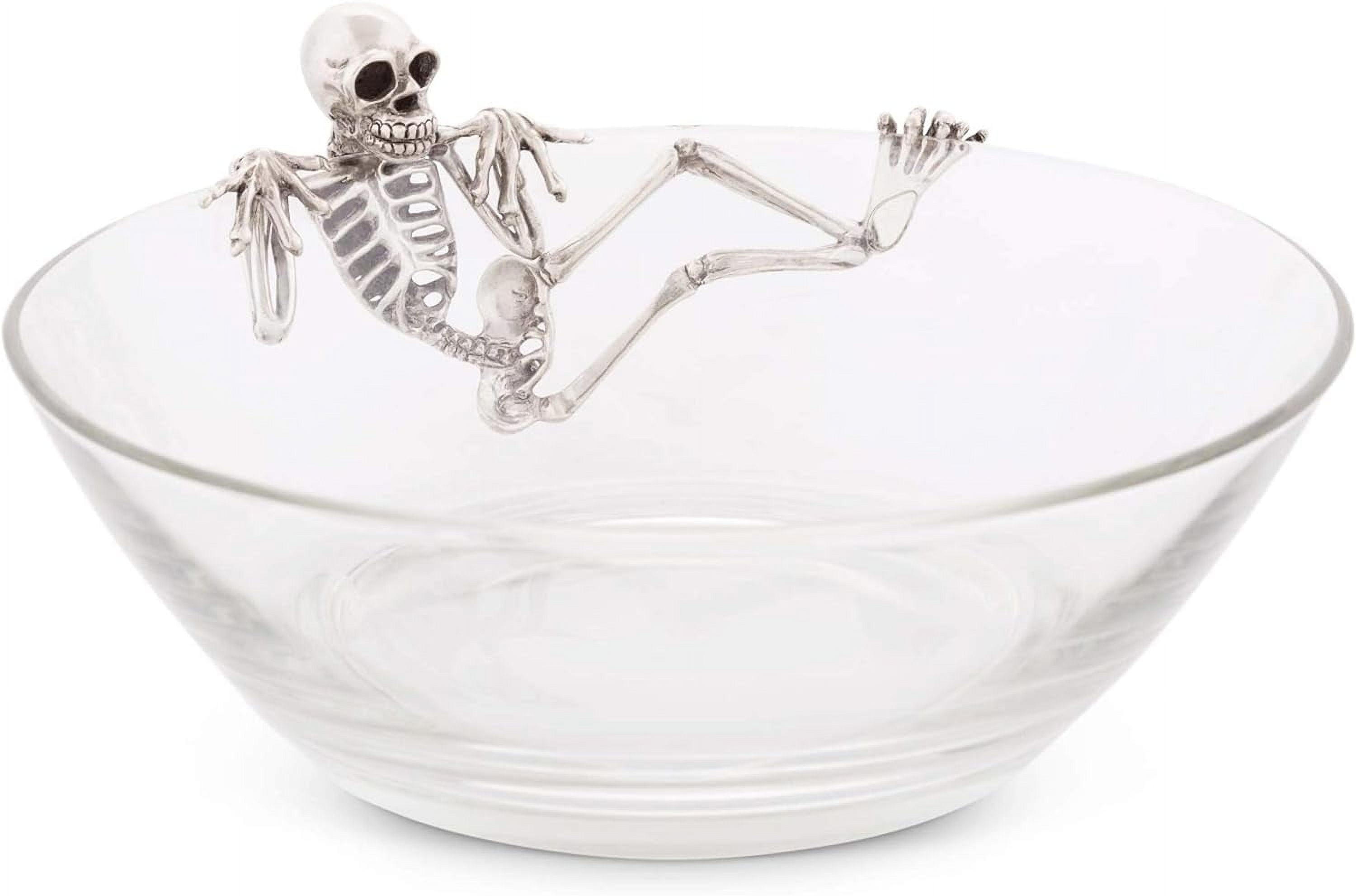 Skeleton Server Candy Dish Bowl Day of Dead Dia De Los Muertos 10 inch ...
